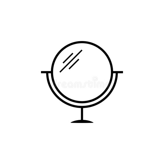 Mirror Graphic Design Template Vector Isolated Stock Vector ...