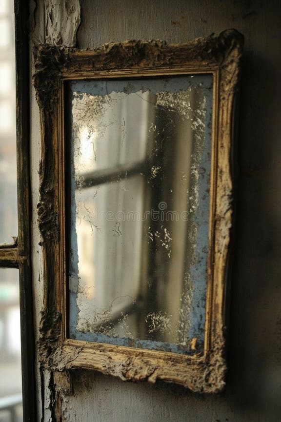 A Mirror Hangs on a Wall beside a Window, Offering a Glimpse into the ...