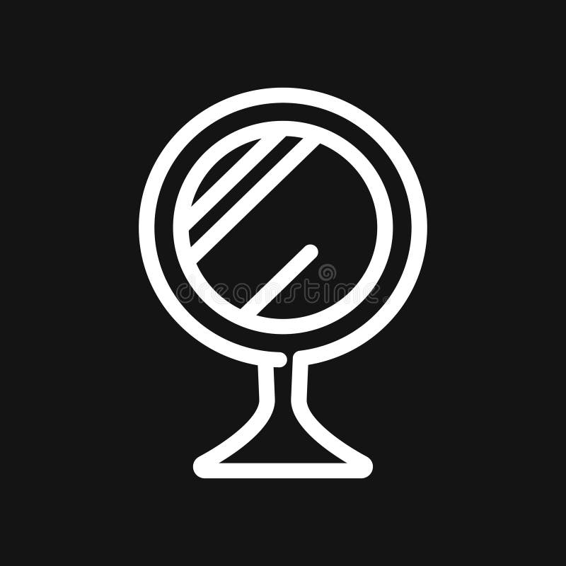 Mirror Icon Isolated on Background. Design for Banner, Logo Stock ...