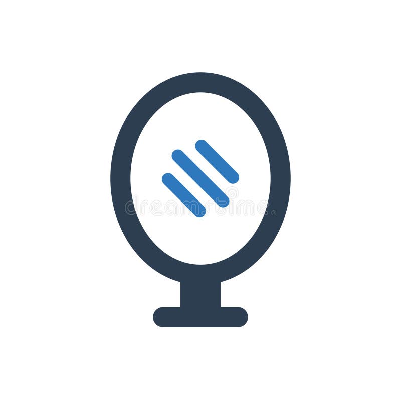 Mirror icon stock illustration. Illustration of icon - 374344280