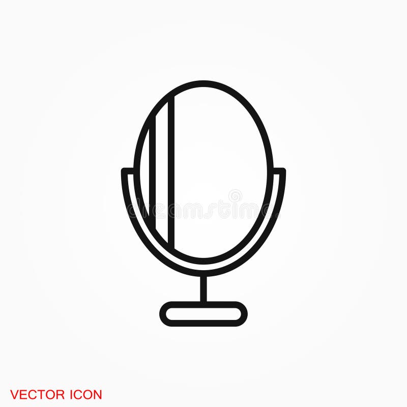 Mirror Icon Vector Logo, Illustration, Vector Sign Symbol for Design ...
