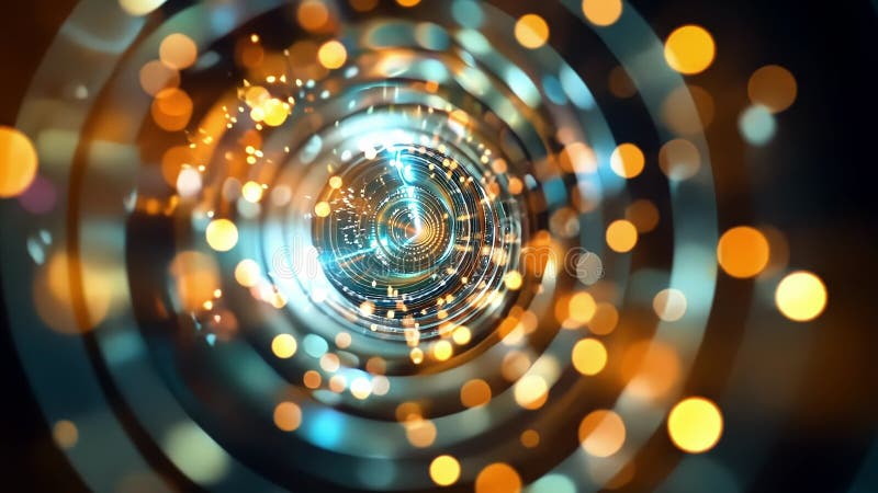 A Mirror Image of a Particle Collider Representing the Reversal of Time ...