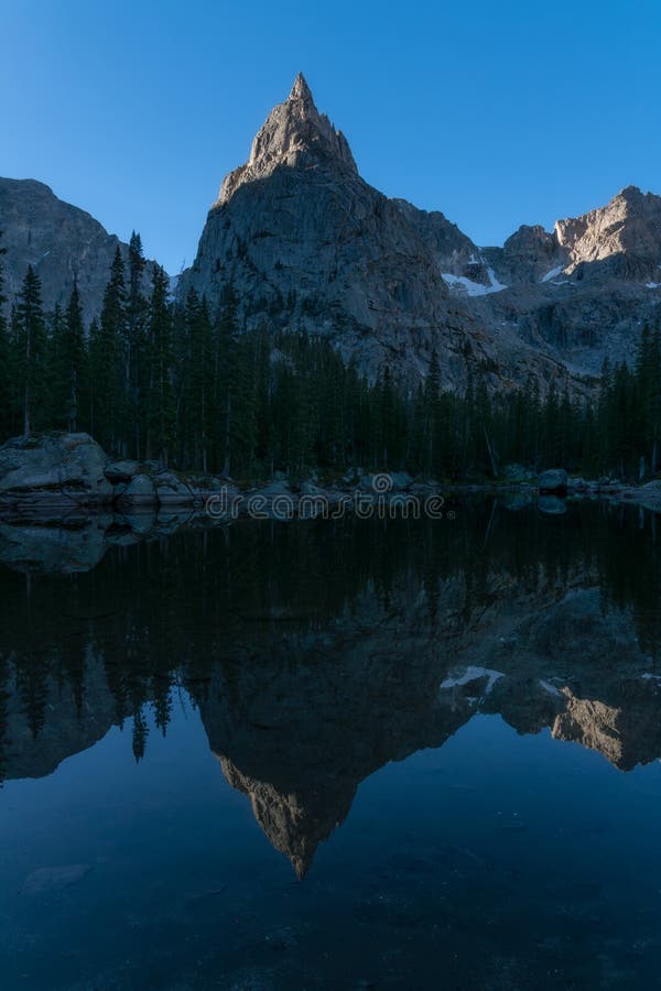 Mirror Lake Reflection stock image. Image of granby - 162001501