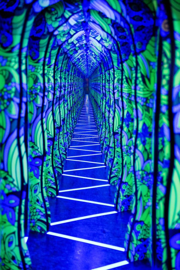Mirror maze room stock photo. Image of room, reflection - 142129652