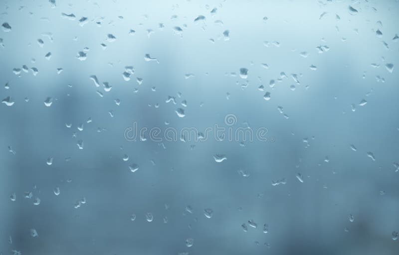 Mirror with Rain Drops Background Stock Image - Image of blur, city ...