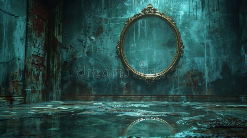 A Mirror Reflecting an Empty Room Highlighting the Theme of Void and ...