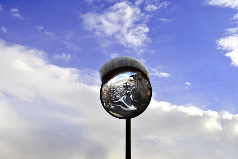 Mirror reflection stock image. Image of lateral, forward - 17548837