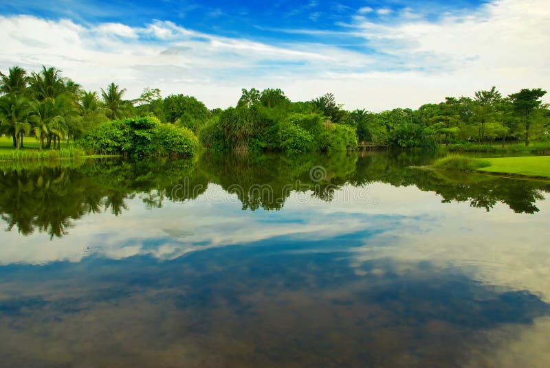 Mirror Reflection stock image. Image of water, greenery - 3648559
