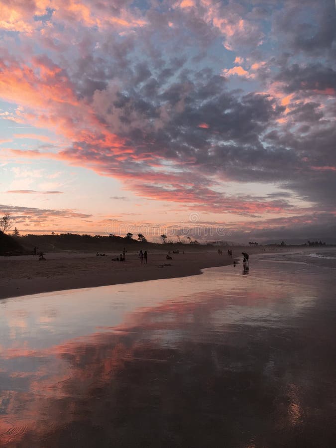 Mirror Reflection in Australia. Stock Photo - Image of colors, palm ...