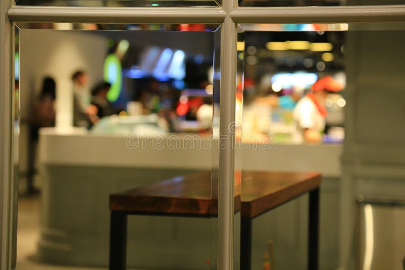 Mirror Reflection of People in a Shopping Mall Stock Image - Image of ...