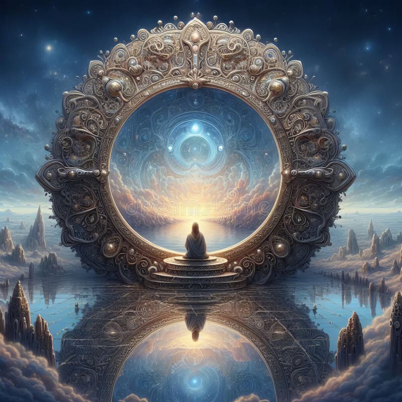 Self Awareness Mirror Stock Illustrations – 455 Self Awareness Mirror ...