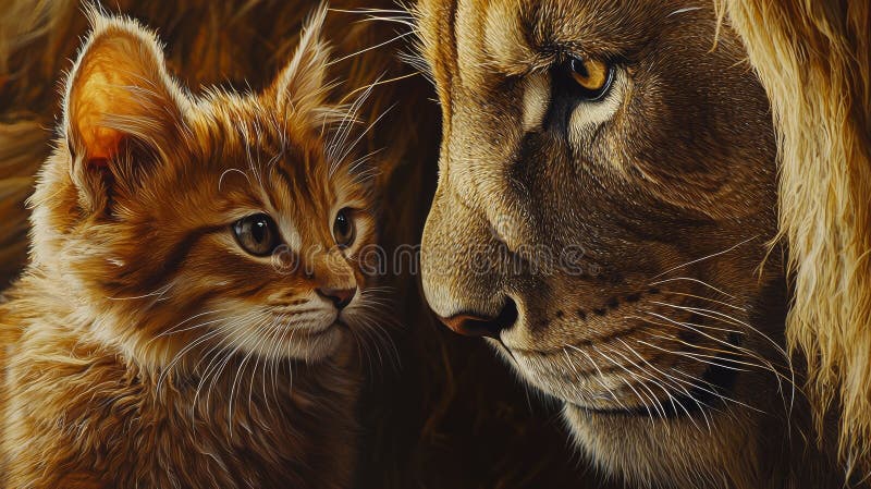 Mirror Reflections Symbolize the Lion S Self-perception and Potential ...
