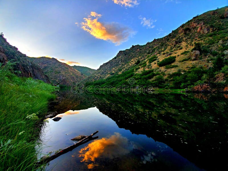 Mirror River stock image. Image of reflection, travel - 11473437