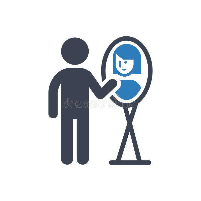Self Reflection Icon Stock Illustrations – 1,570 Self Reflection Icon ...