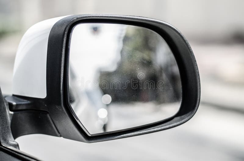 The Mirror sideview Car stock photo. Image of view, looking - 49412150