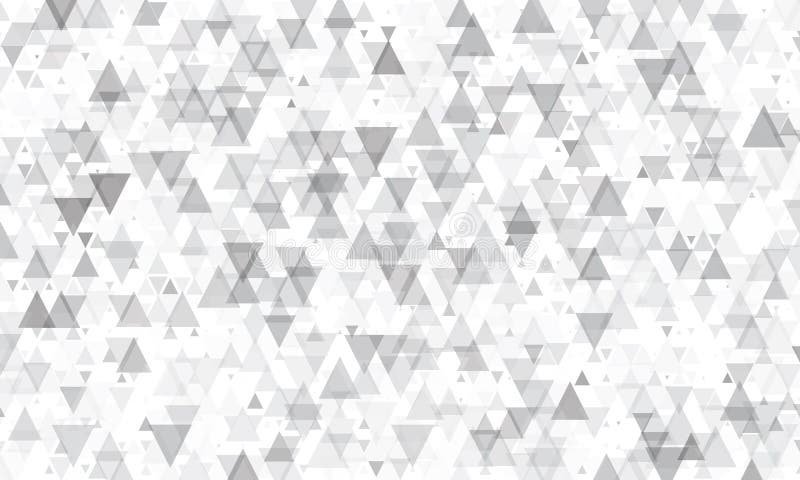 Mirror Silver Triangle Tiles. Abstract Mosaic Geometry Pattern Stock ...