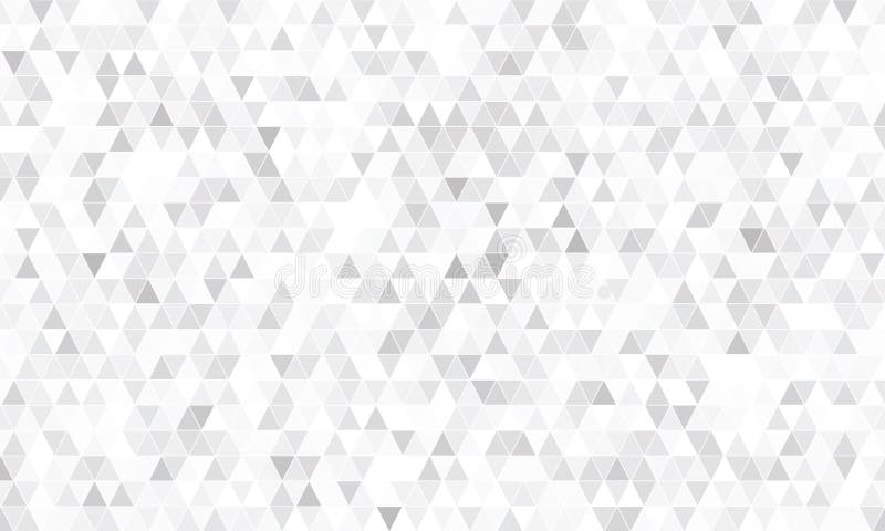 Mirror Silver Triangle Tiles. Abstract Mosaic Geometry Pattern Stock ...