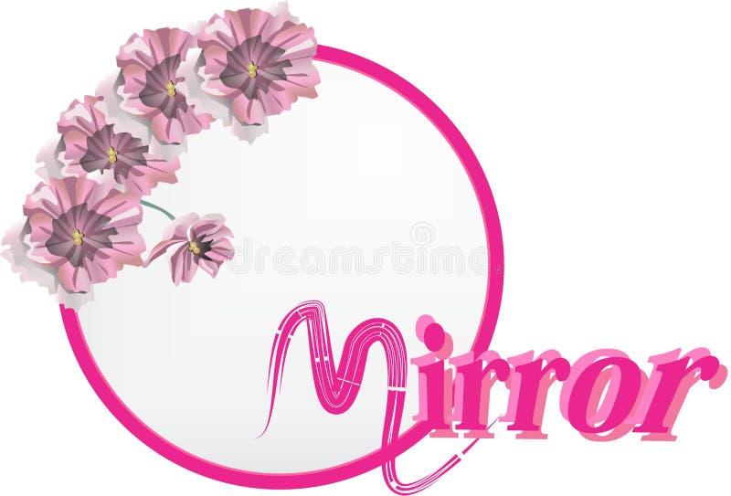 Mirror stock illustration. Illustration of simple, mirror - 72516830