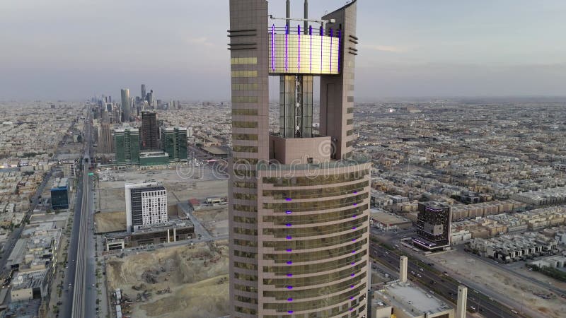 Mirror Skyscraper with Open Aria in the Middle Saudi Arabia Riyadh ...