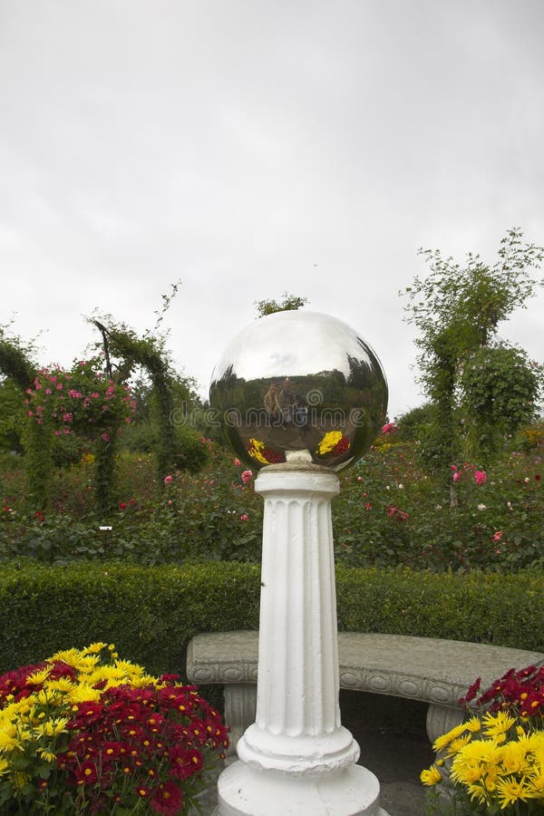 Mirror sphere stock image. Image of mood, sphere, contemplation - 187839013