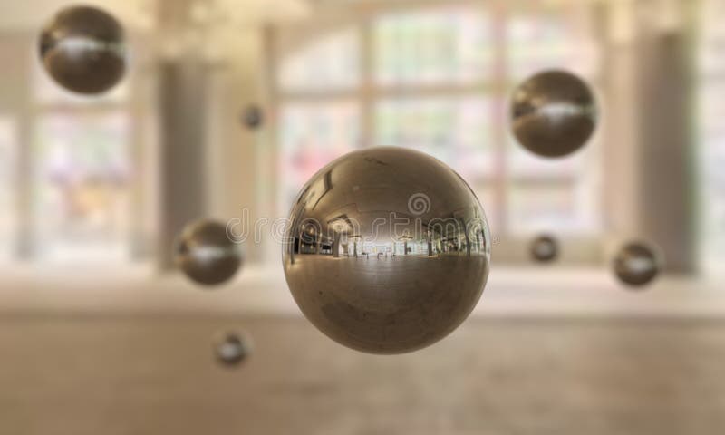 Mirror Spheres Illustration Stock Illustration - Illustration of ...
