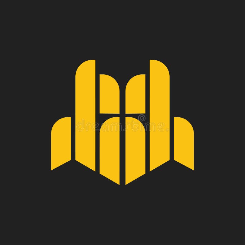 Mirror Style Abstract Logo Template Vector Design Vintage Stock ...