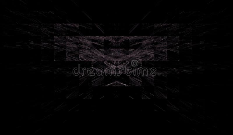 Mirror Symmetrical Abstract Squares Pattern Stock Illustration ...