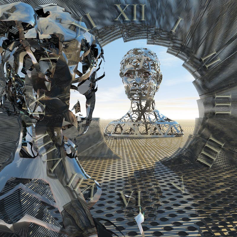 Mirror of Time stock illustration. Illustration of home - 34881783