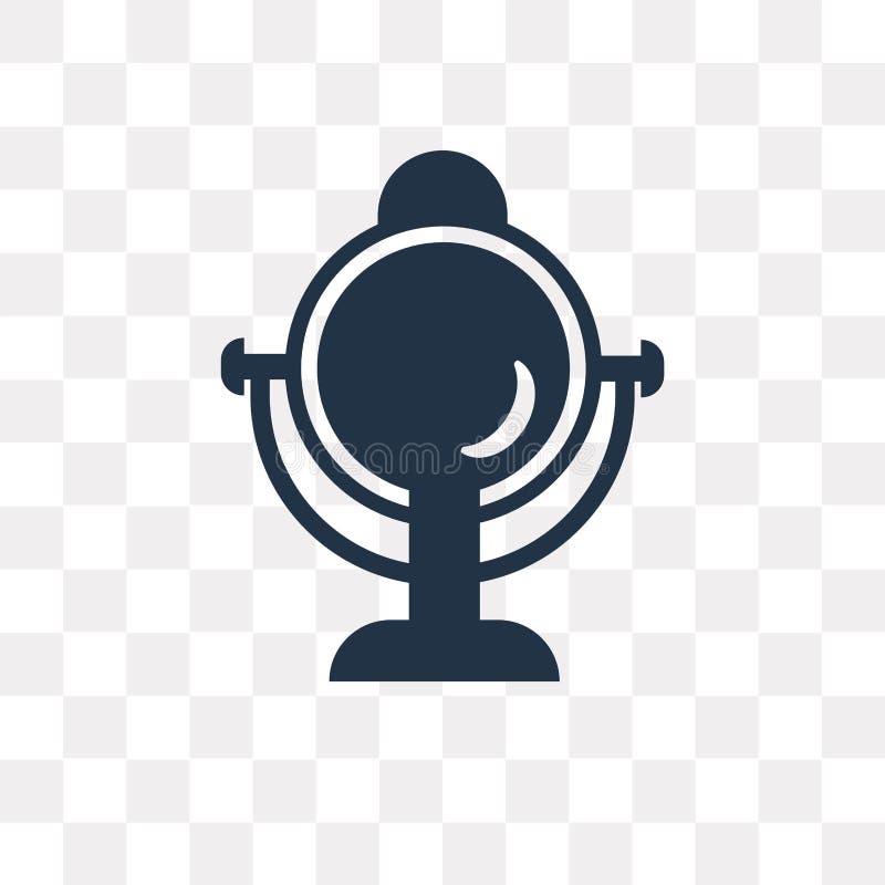 Mirror Vector Icon Isolated on Transparent Background, Mirror T Stock ...