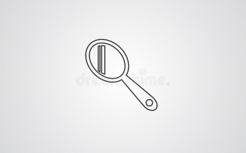 Mirror Vector Icon Sign Symbol Stock Vector - Illustration of accessory ...