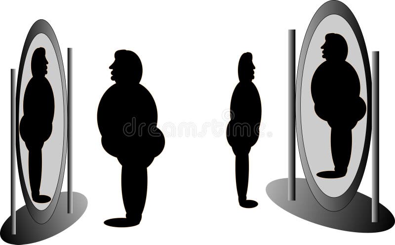 Mirror vs. me stock vector. Illustration of clip, mirrors - 7625802