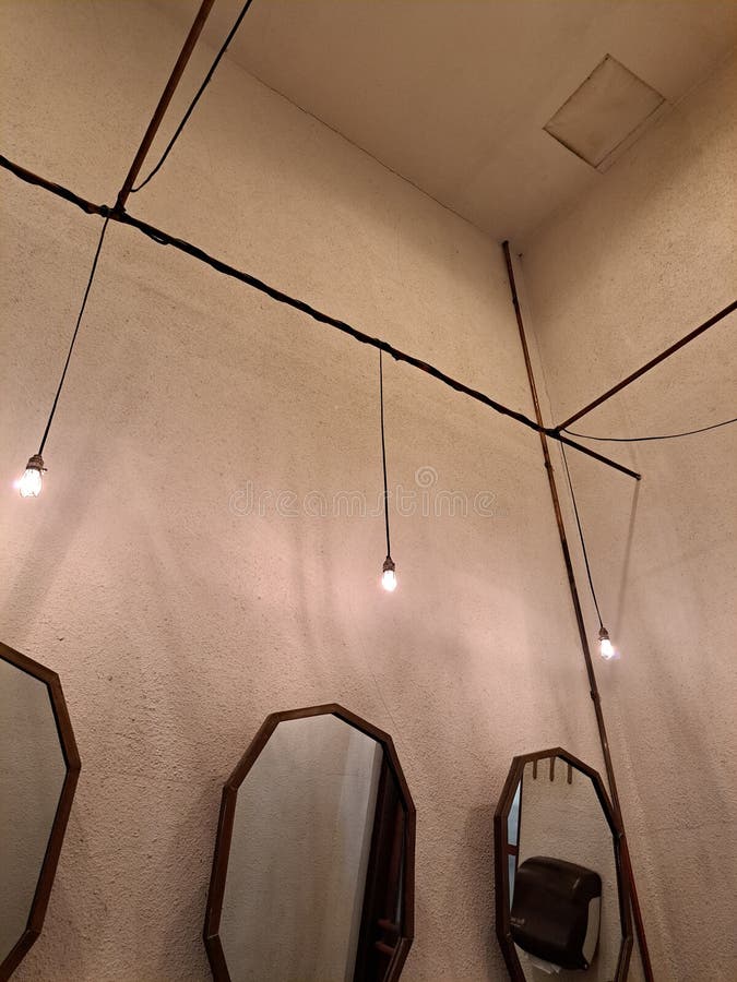 Mirror Mirror on the Wall Hanging There with a Dim Light Stock Photo ...