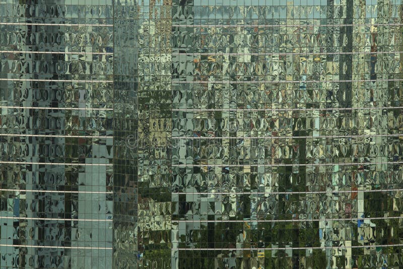 Mirror Windows on a Modern Office Building Making a Background P Stock ...
