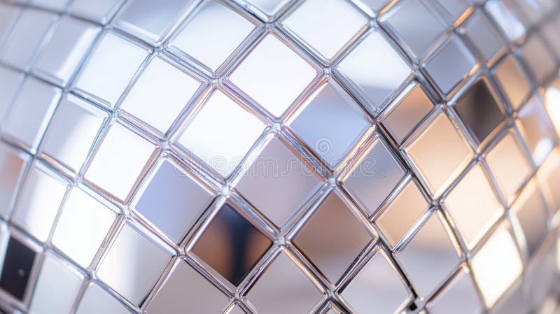 Mirrorball Tiles Shiny Background Stock Photo - Image of light, mosaic ...