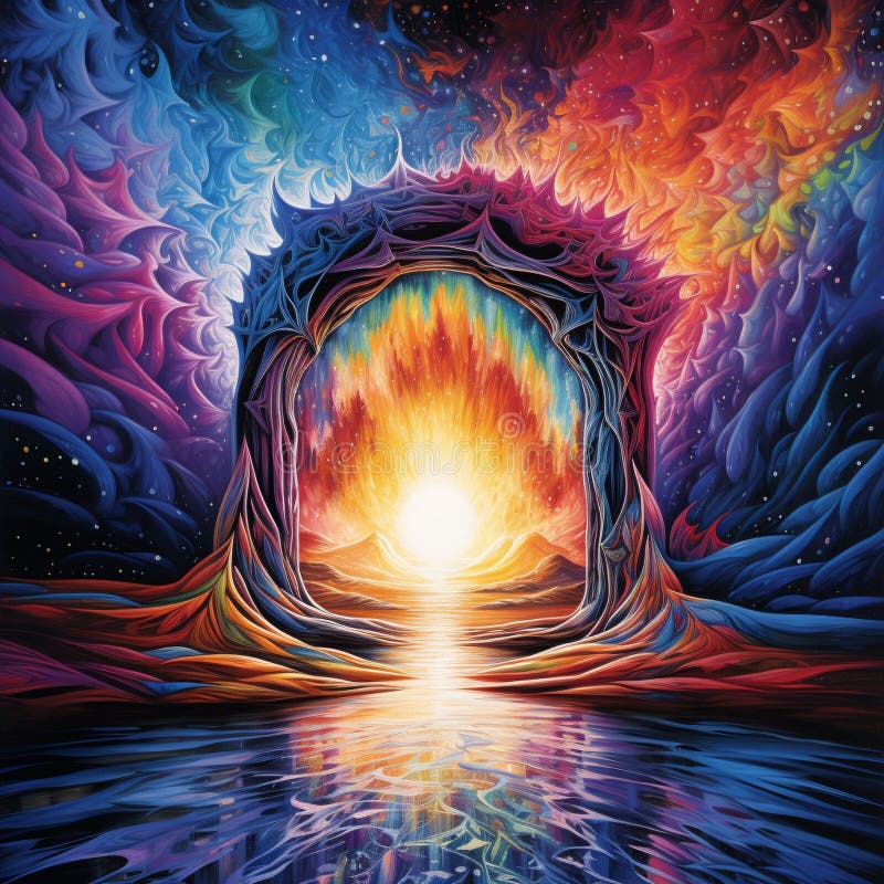 Mirrored Dimensions: Abstract Reflections through a Twisted Portal ...