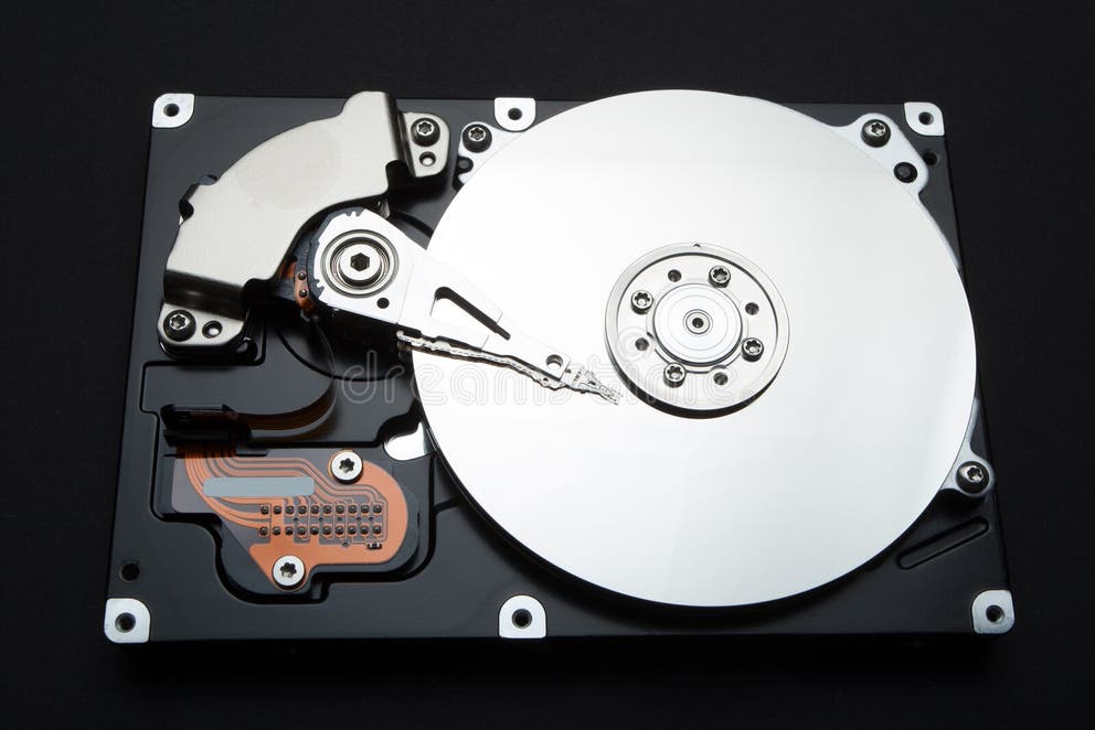 Mirrored Hard Disk of a Computer. the Concept of Data, Hardware and ...