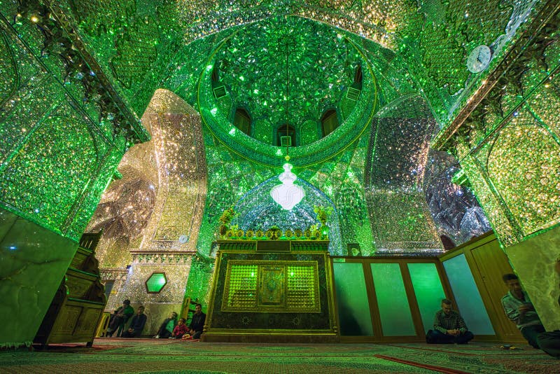 Mirrored Interior of Ali Ibn Hamza Shrine in Shiraz Editorial Image ...