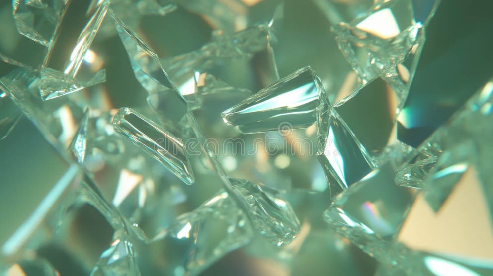 Mirrored Panels and Fragmented Light Creating Abstract Reflections ...