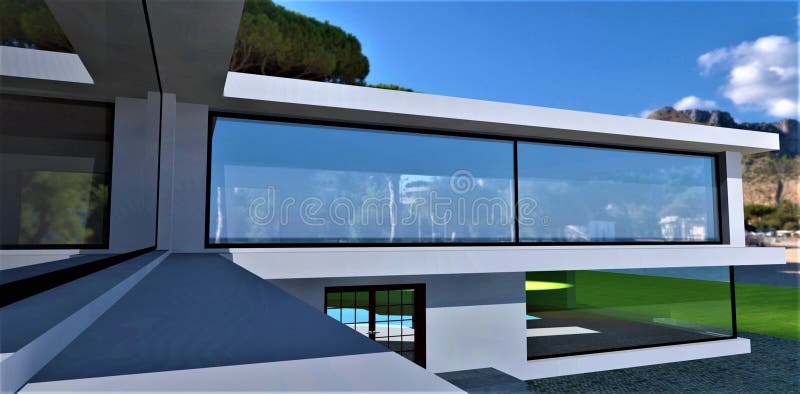 Mirrored Panoramic Windows Reflect the Environment on an Amazing ...