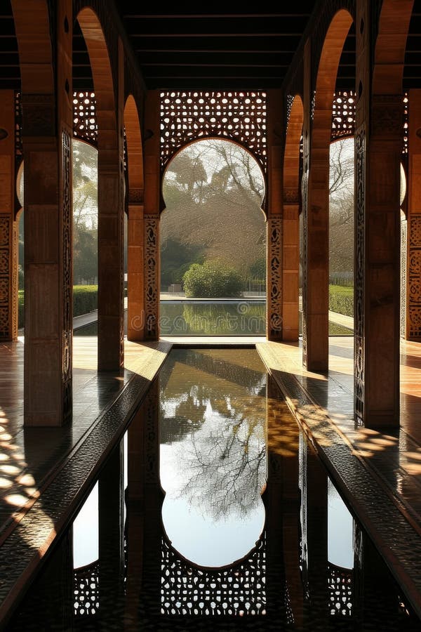 Mirrored Patterns and Symmetrical Arrangements Create a Sense of ...