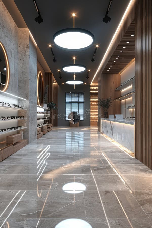 Mirrored Room with Many Reflections Stock Photo - Image of multiple ...