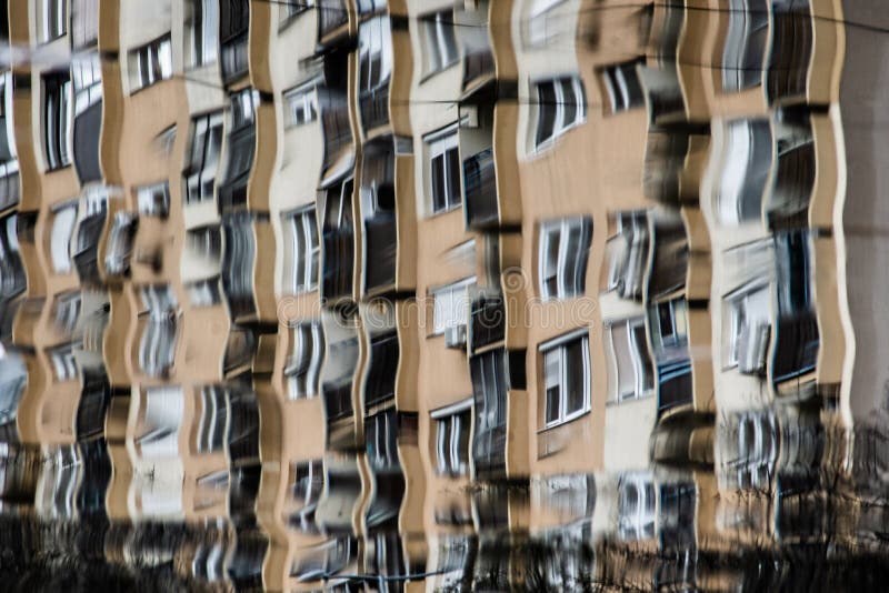 Wavy Floors of a Building - Side by Side Stock Photo - Image of weather ...
