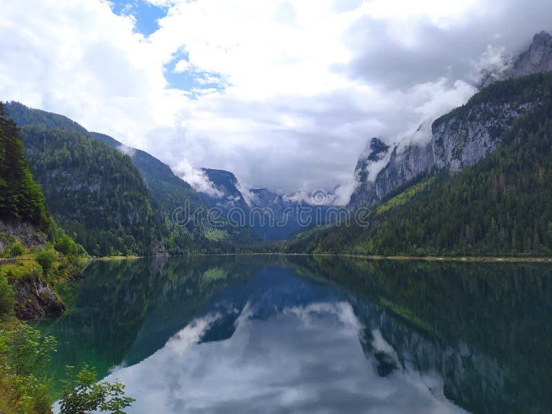 Mirroring stock photo. Image of lake, mirroring, scenery - 254111472