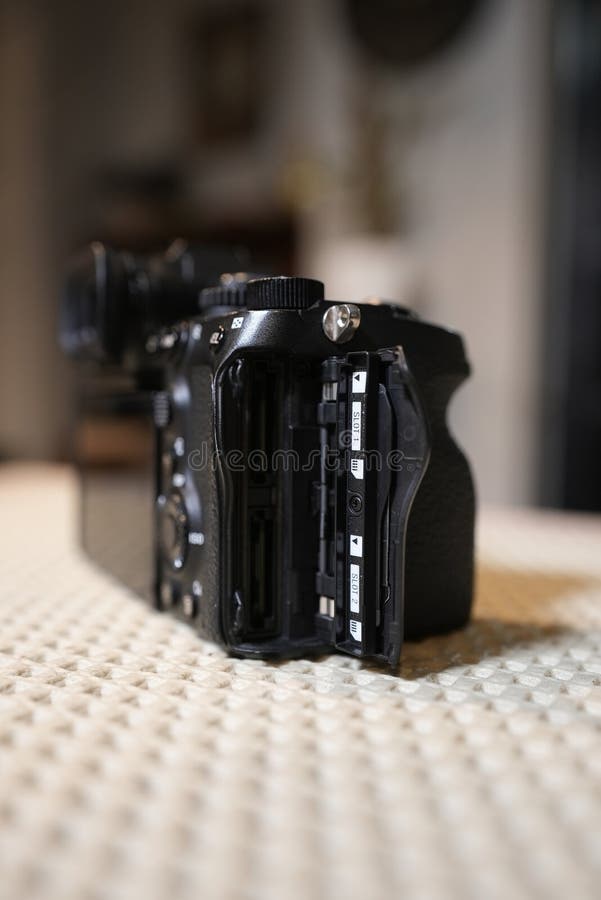 Body only Full Frame Hybrid Mirrorless Camera, Camera Body. Stock Image ...