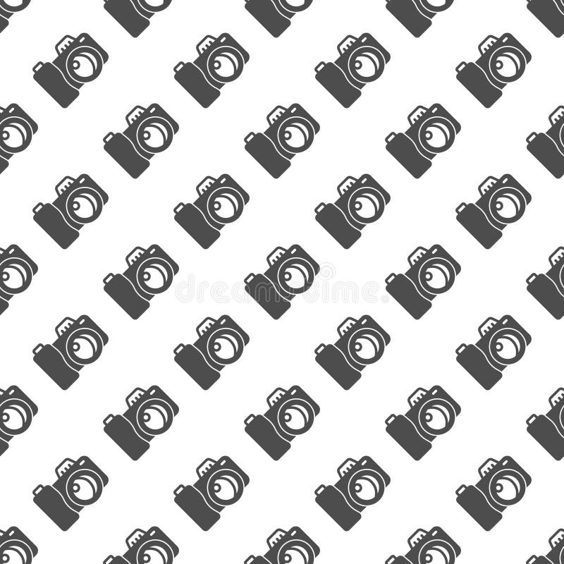 Mirrorless Photo Camera Solid Seamless Pattern, Eco Tourism Theme ...
