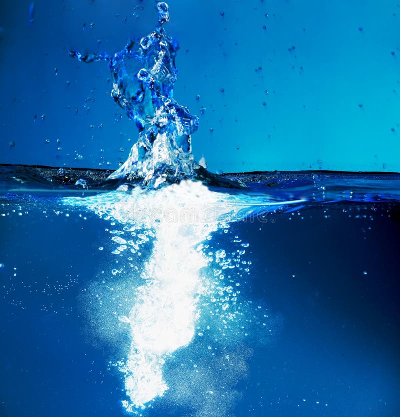Beautiful water splash stock image. Image of clear, energy - 6470737