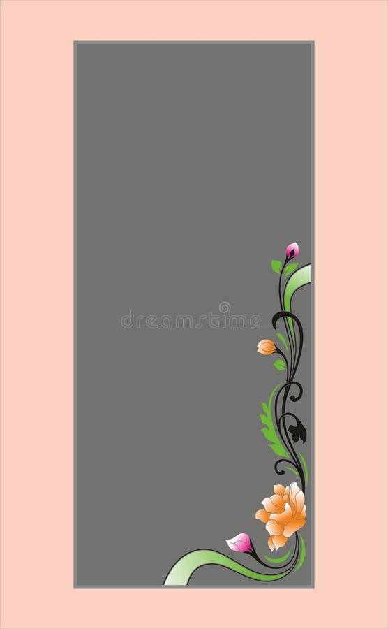 Mirrors Glass Border Design Vector CDR Stock Vector - Illustration of ...