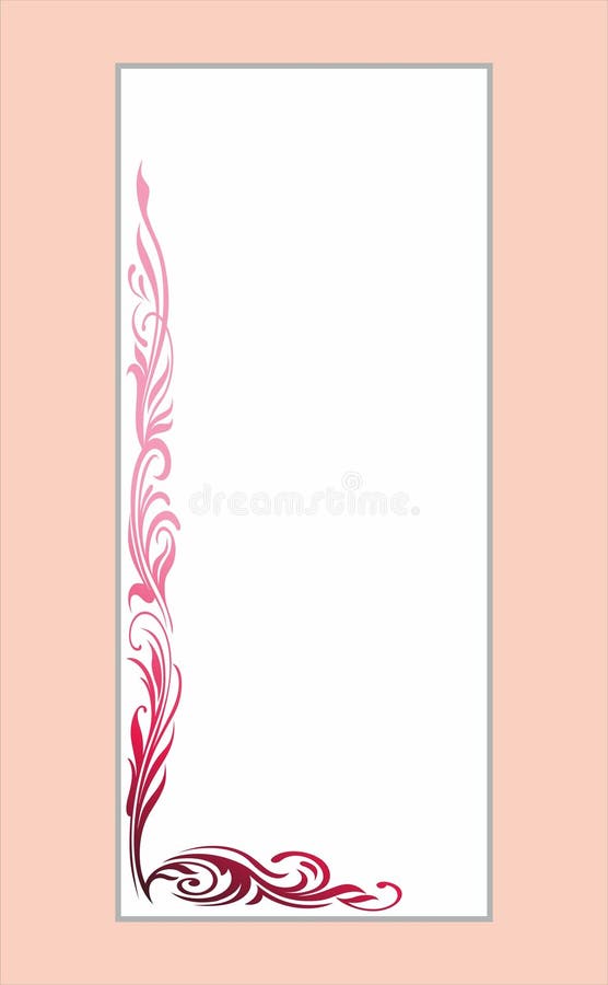Mirrors Glass Border Design Vector CDR Stock Vector - Illustration of ...