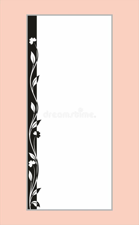 Mirrors Glass Border Design Vector CDR Stock Vector - Illustration of ...