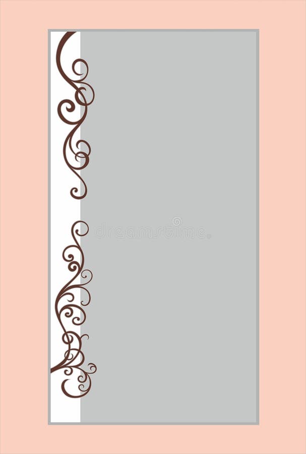 Mirrors Glass Border Design Vector CDR Stock Vector - Illustration of ...